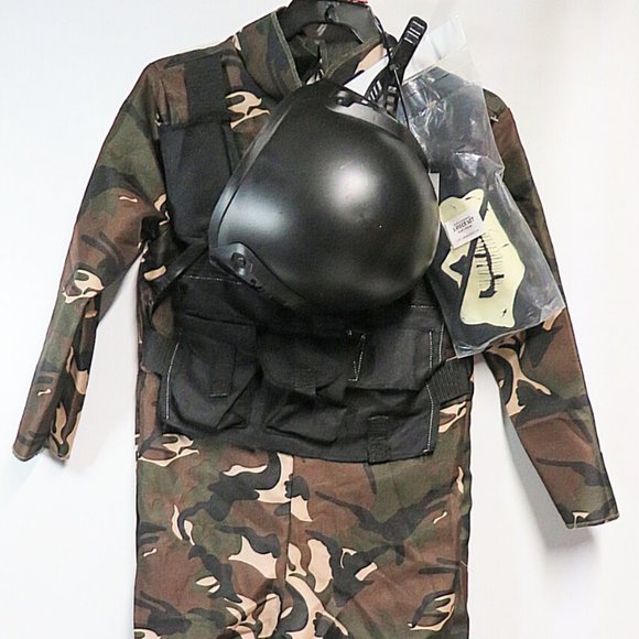 Costumes | Costume New Skull Commando Boy S 46 5piece Set | Poshmark